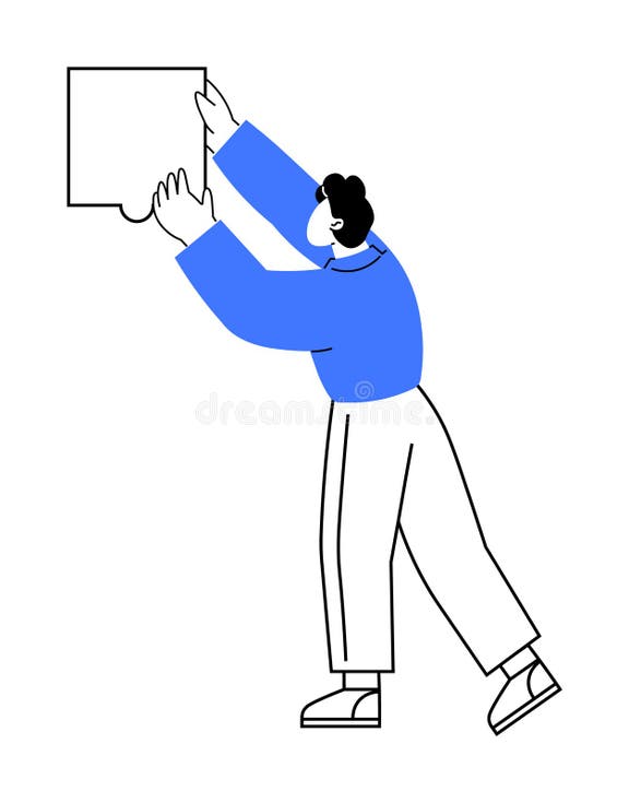 Person Holding Puzzle Piece Representing Solution Finding, Teamwork ...