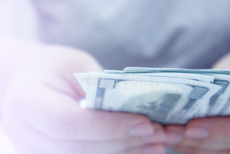 Person Holding Stack of Money Stock Photo - Image of currency ...