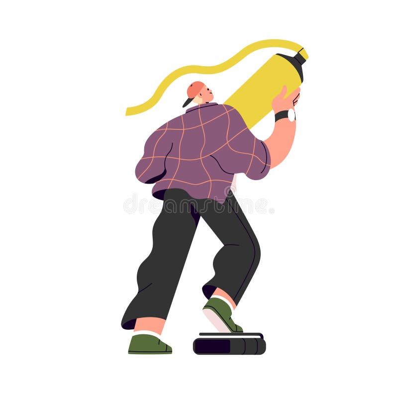 Person Holding Text Highlighter, Underlining Something. Man Student ...