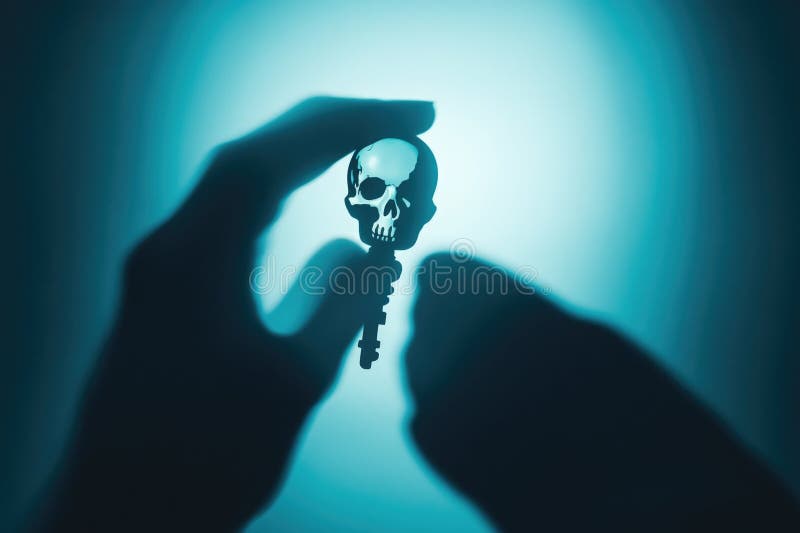 A Person Holds a Skeleton Key in Their Hand Stock Image - Image of ...