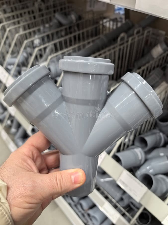Innovative Pipe Fitting Design Showcased during a Hardware Shopping ...