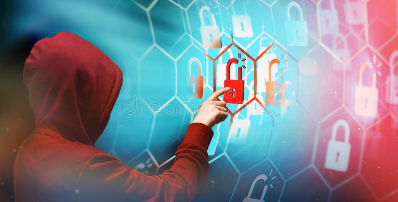 Cyber criminal concept. stock image. Image of human - 224818935
