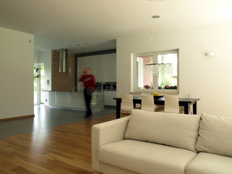 Person in house stock image. Image of house, comfort - 25783069