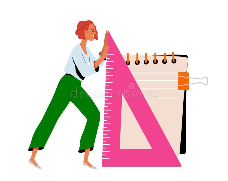 Big Triangular Ruler Stock Illustrations – 7 Big Triangular Ruler Stock ...