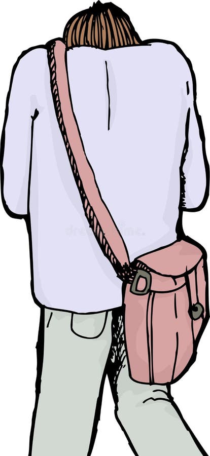 Person Hunched Over Walking Stock Illustration - Illustration of tall ...