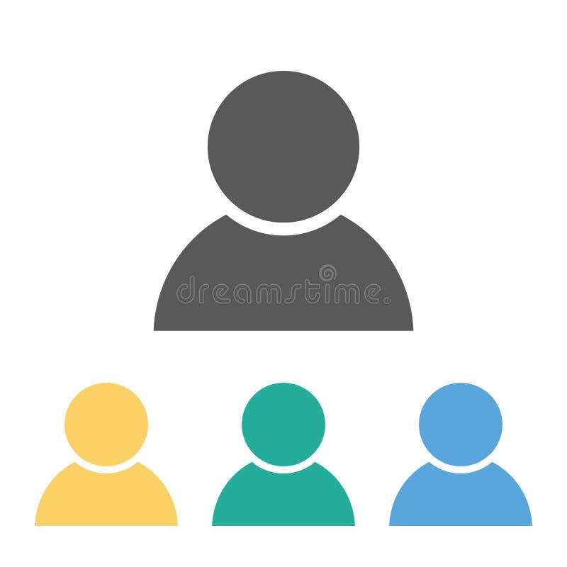 Person Icon, People, User, Man, Human Stock Vector - Illustration of ...