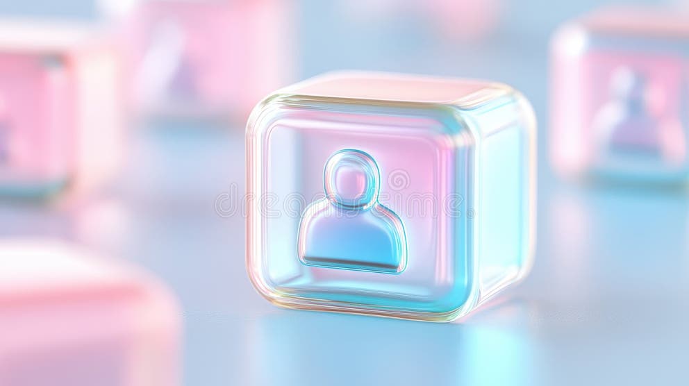 Person Icon Button, Streamlined Access for Profile, User Settings, and ...