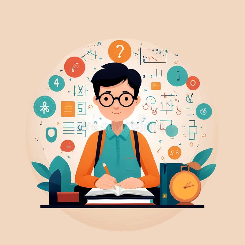 Person Icon in Flat Style. the Badge Depicts a Character Who is Engaged ...