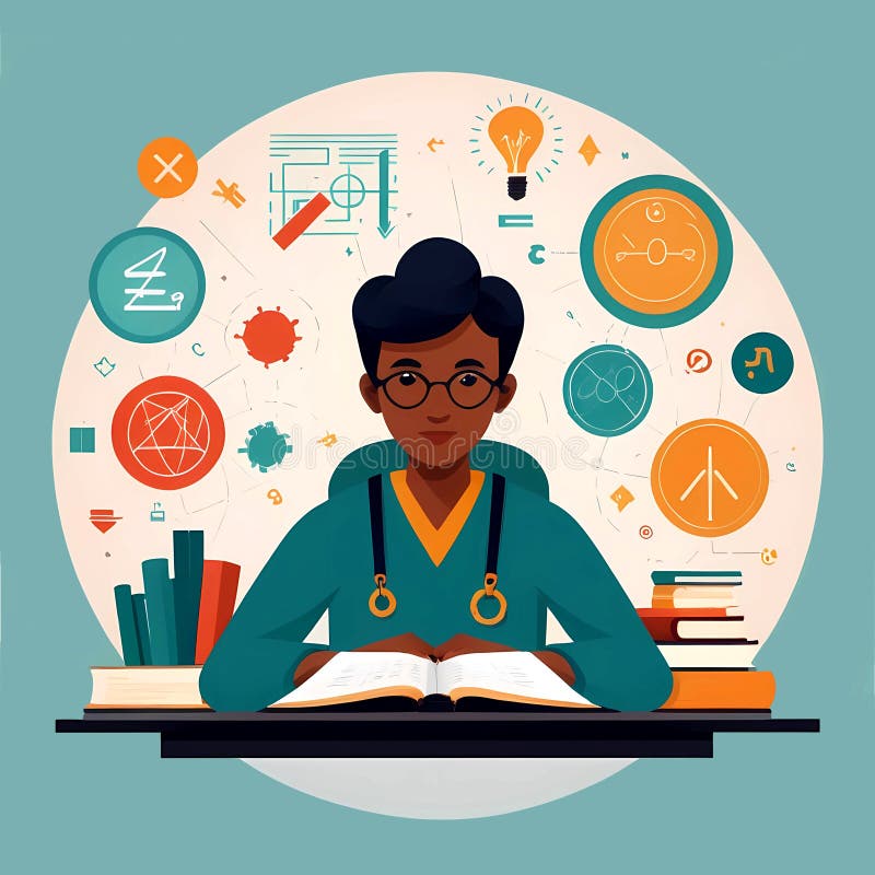 Person Icon in Flat Style. the Badge Depicts a Character Who is Engaged ...