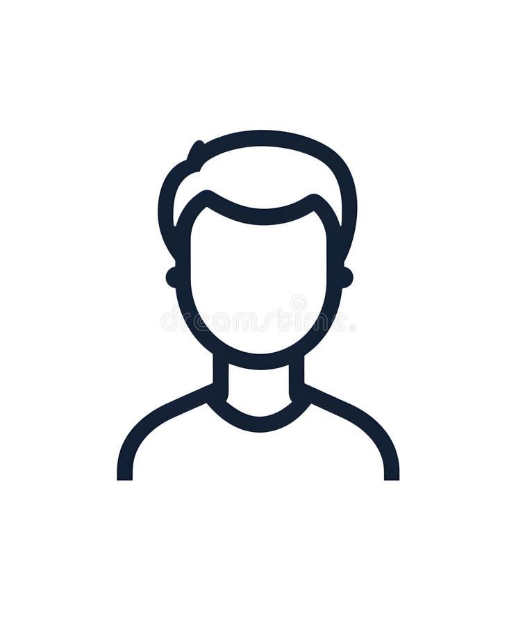 Person Icon. User Icon. Man Outline, Linear Icon Stock Illustration ...