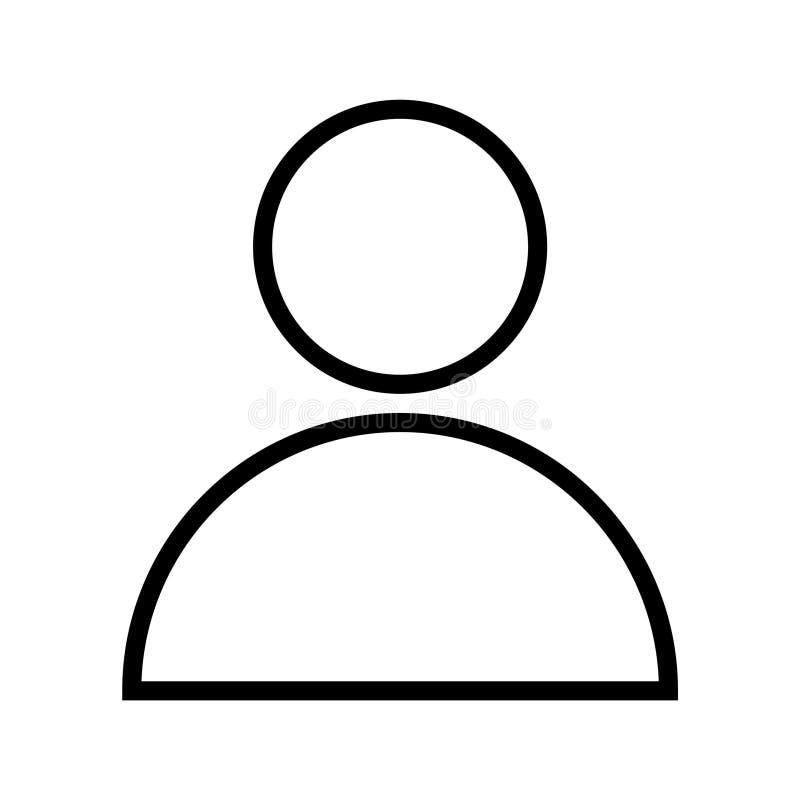 Person Icon Vector. User Sign. Profile Icon. Man Symbol Flat Design ...