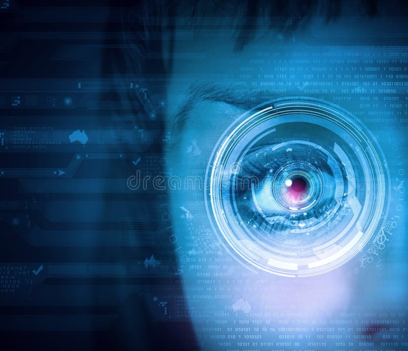 Person identification stock photo. Image of computer - 55078706