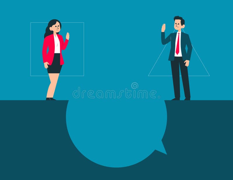 Person with Ideological Difference. Opinion Vector Concept Stock Vector ...