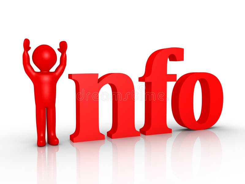 Person and information stock illustration. Illustration of provide ...