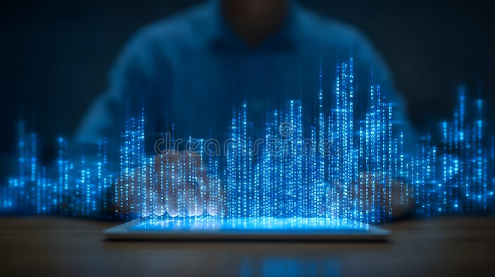 Technology Interface Computer Data Digital Stock Illustrations ...