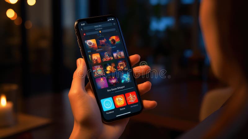 A Person Interacting with a User-friendly and Visually Appealing ...