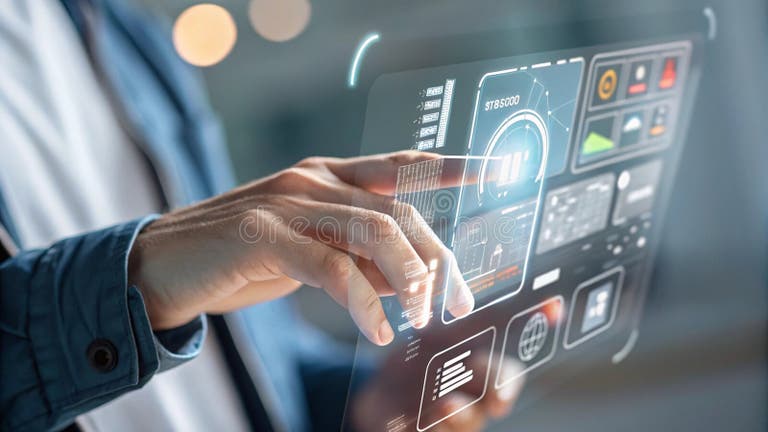 Floating Hud Interface Stock Illustrations – 388 Floating Hud Interface ...