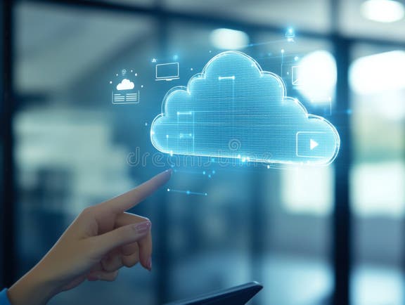 A Person Interacts with a High-tech Touchscreen Displaying a Range of ...