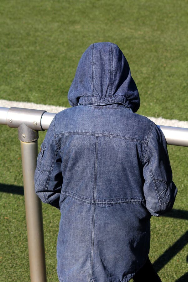 Person in a Jacket with a Hood Stock Photo - Image of view, person ...