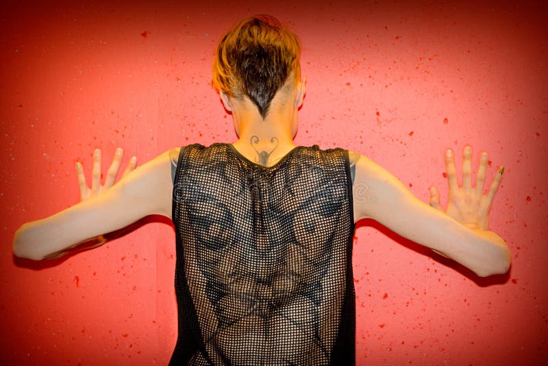 Person Leaning On Wall Picture. Image: 115694203