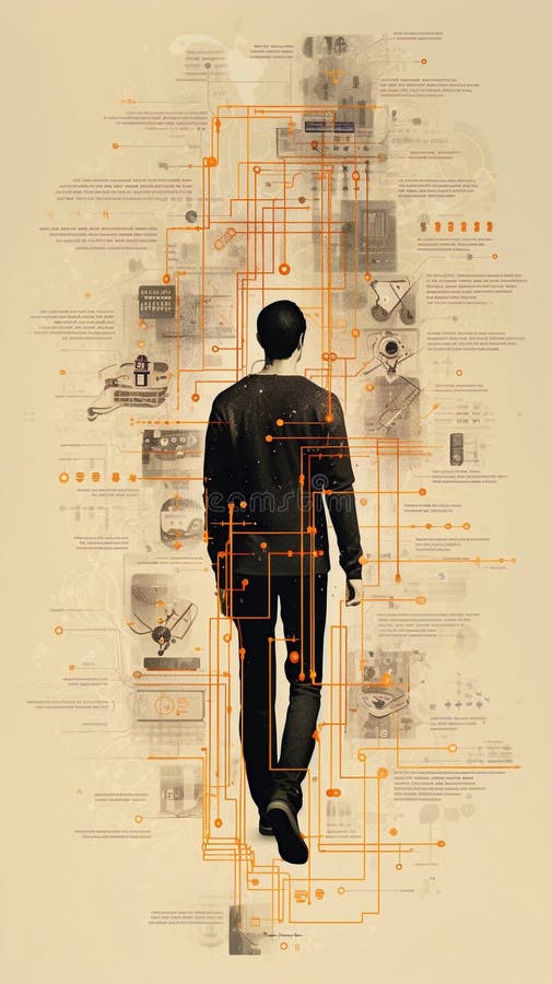 A Person Lives According To Internal Programs and Attitudes. Concept ...