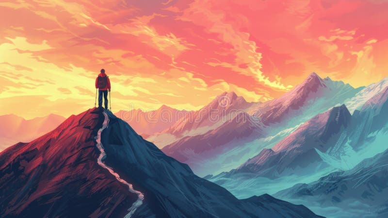 A Person Making a Life-changing Decision, Choosing between Different ...