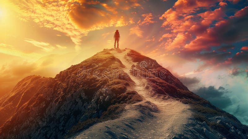 A Person Making a Life-changing Decision, Choosing between Different ...