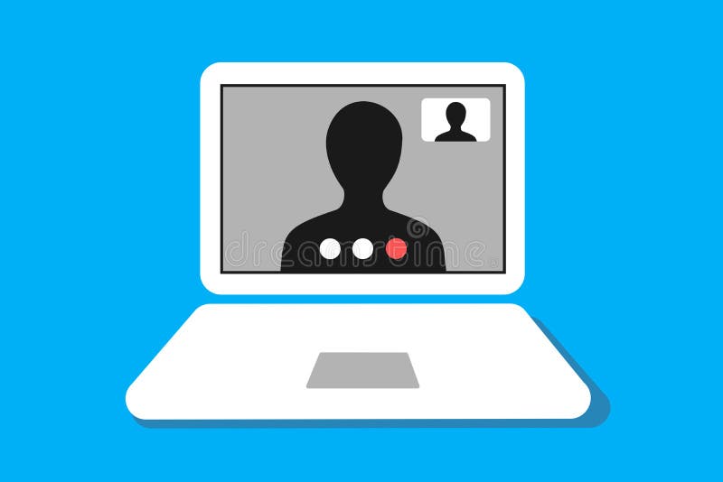 Person, Man and Human are Doing Video Chat and Remote Electronic ...