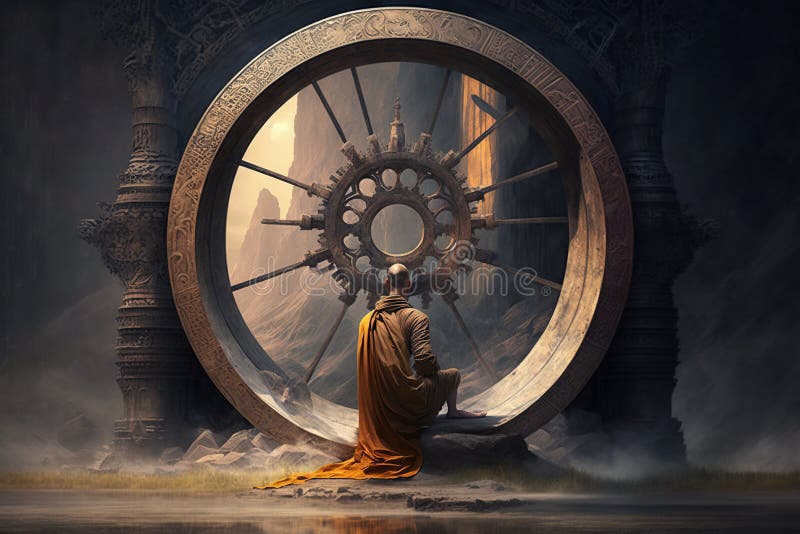 A Person Meditating and Contemplating the Impermanence, Created with ...