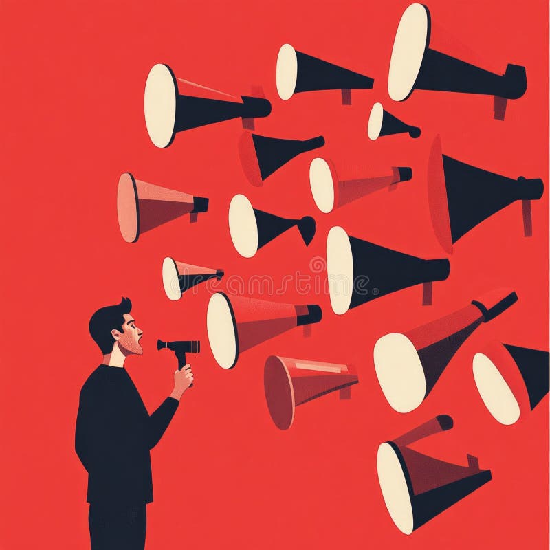 Amplifying Voices Red Megaphone Stock Photos - Free & Royalty-Free ...