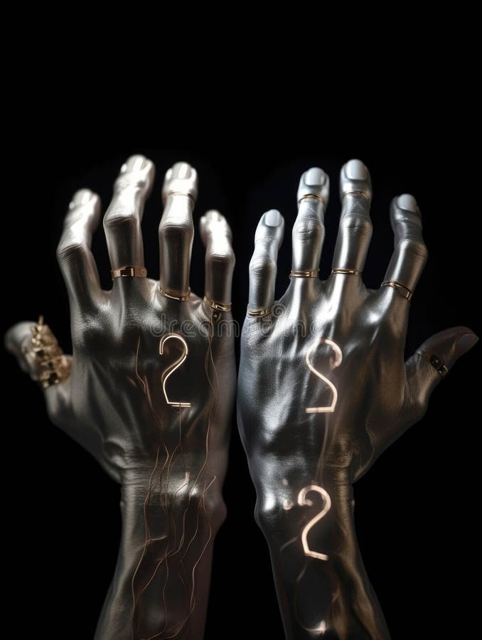 A Person with Metal Hands Indicating the Continuing Evolution of ...