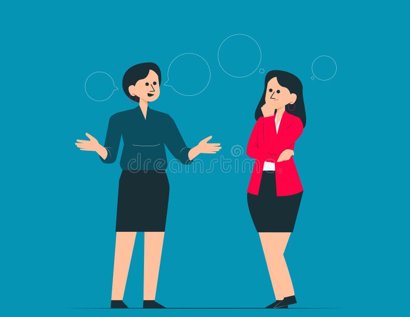 Person with Miscommunication. Communication Problems Vector Concept ...