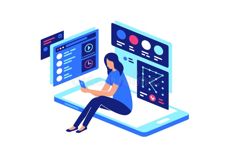 Visual Interactivity Stock Illustrations – 1,290 Visual Interactivity ...