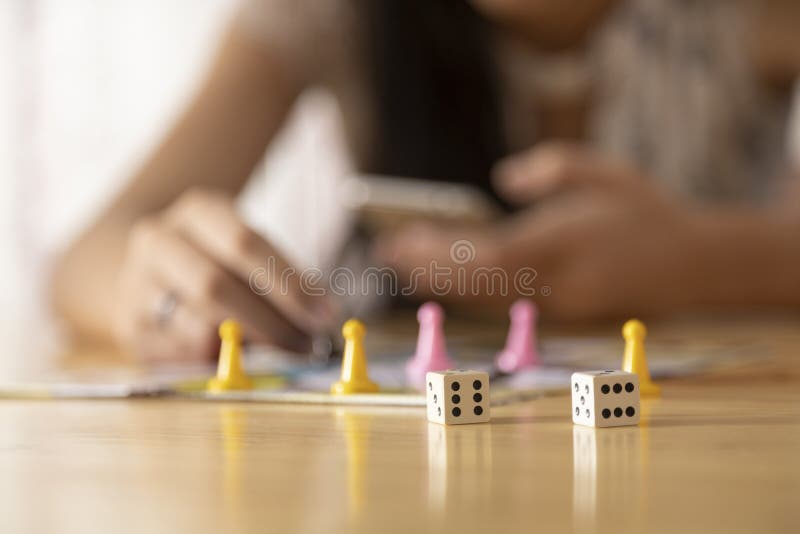 Person Moving Board Game Chips Stock Image - Image of dice, cell: 180064215