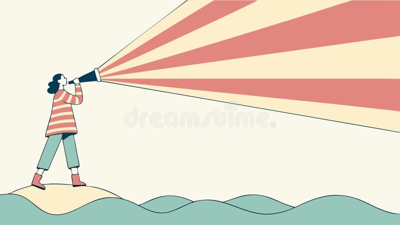 Person Looking Towards Horizon Stock Illustrations – 254 Person Looking ...