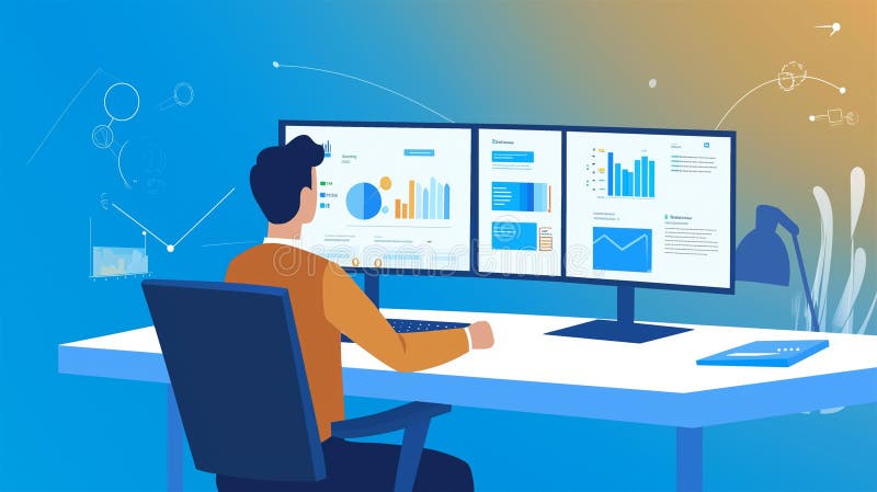 Photorealistic Image of a Professional Participating in an Online ...