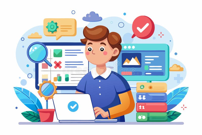 A Person Participates in Usability Testing of a Customizable Cartoon ...