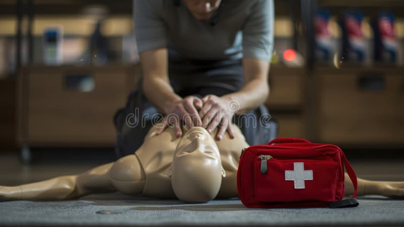 The CPR Training Session.AI Generated Image Stock Photo - Image of ...
