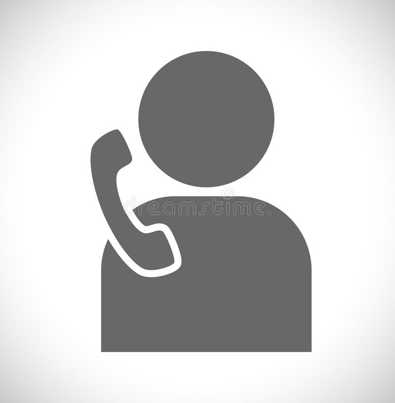 Person with phone stock vector. Illustration of support - 200926725