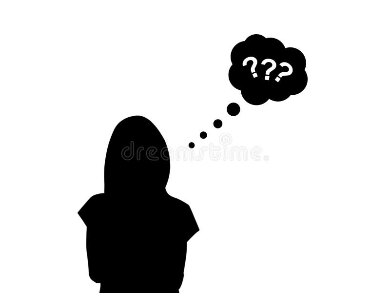 Person Shadow Question Mark Stock Illustrations – 628 Person Shadow ...