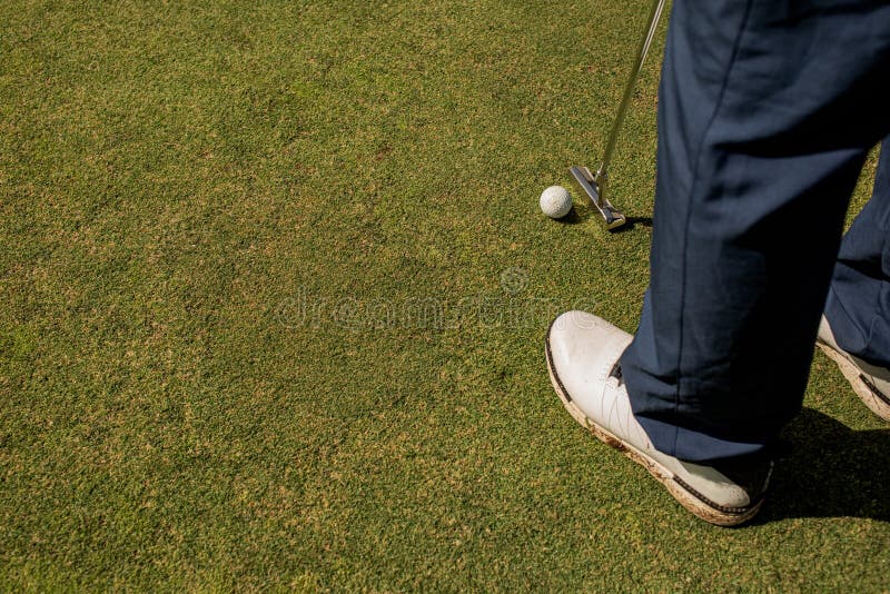 A person playing golf. stock image. Image of healthy - 194180065