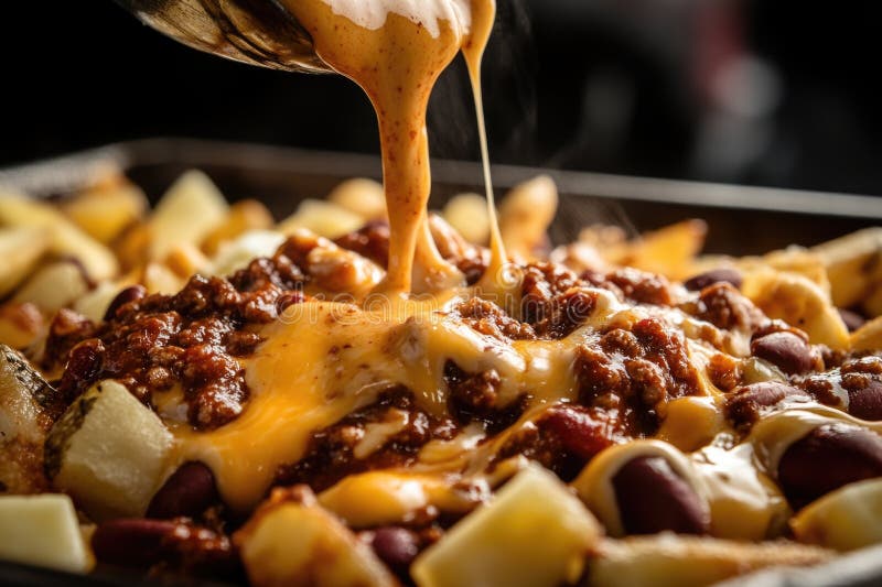A Person Pouring Melted Cheese Over a Dish Stock Photo - Image of ...