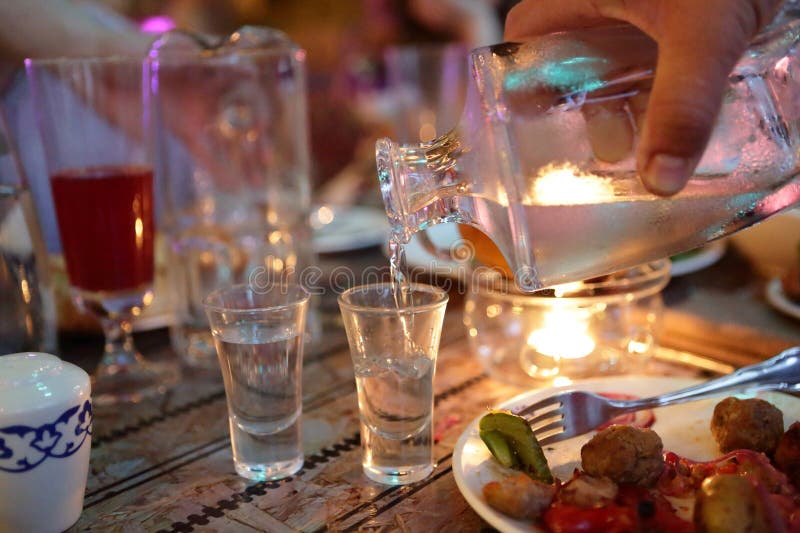 Pouring Vodka into Cocktails Stock Photo - Image of healthy, beverages ...