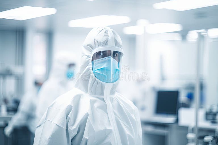 Person in ppe suit stock illustration. Illustration of doctor - 296185535