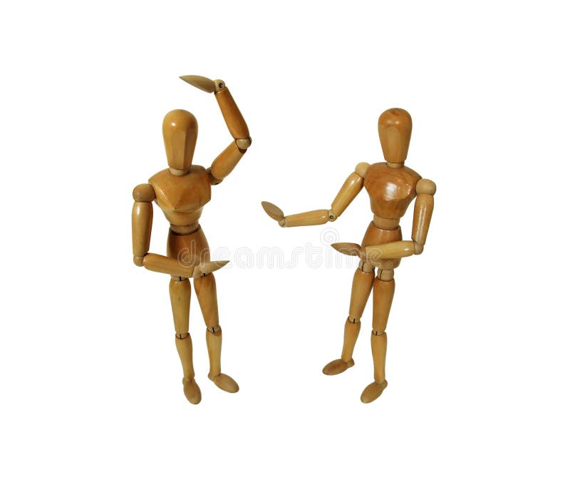 Person Presenting Another Goofing Off Stock Photo - Image of goofing ...