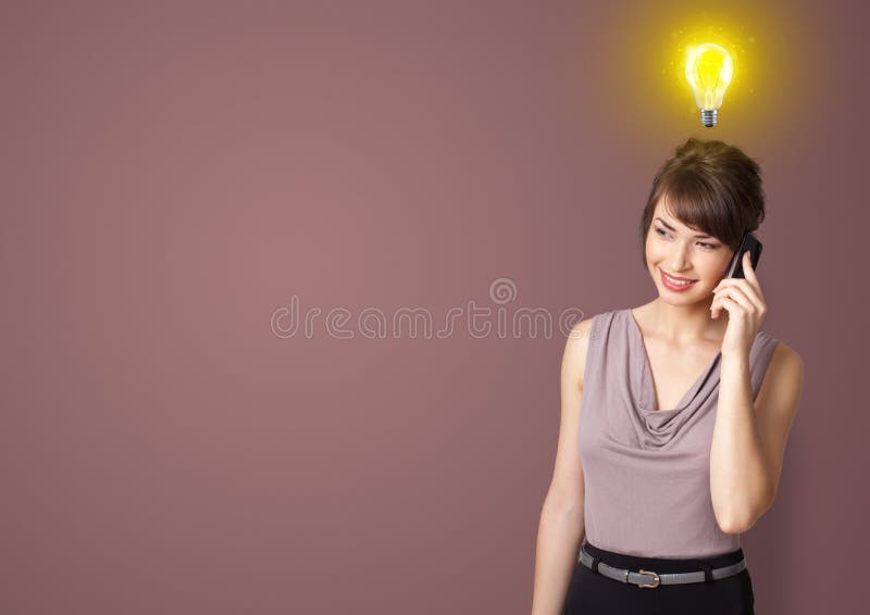 Person Presenting New Idea Concept Stock Photo - Image of icon, company ...