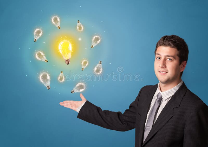 Person Presenting New Idea Concept Stock Image - Image of expert ...