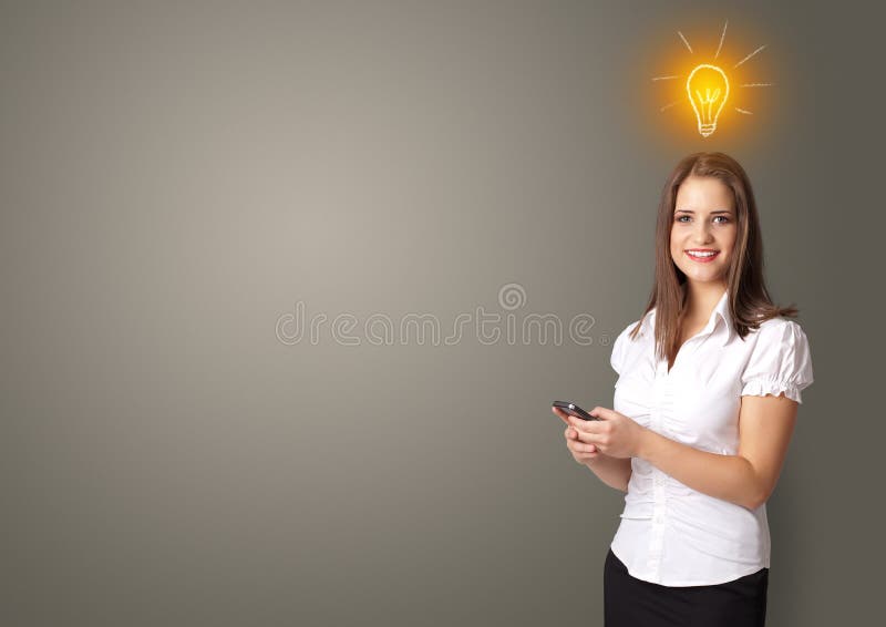 Person Presenting New Idea Concept Stock Image - Image of handle ...