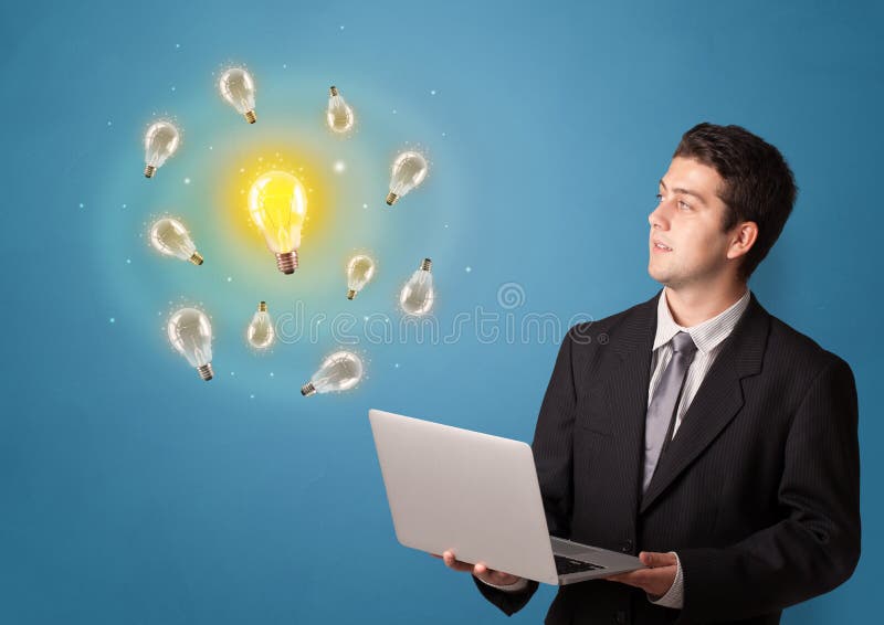 Person Presenting New Idea Concept Stock Image - Image of business ...