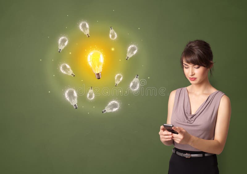 Person Presenting New Idea Concept Stock Photo - Image of industry ...